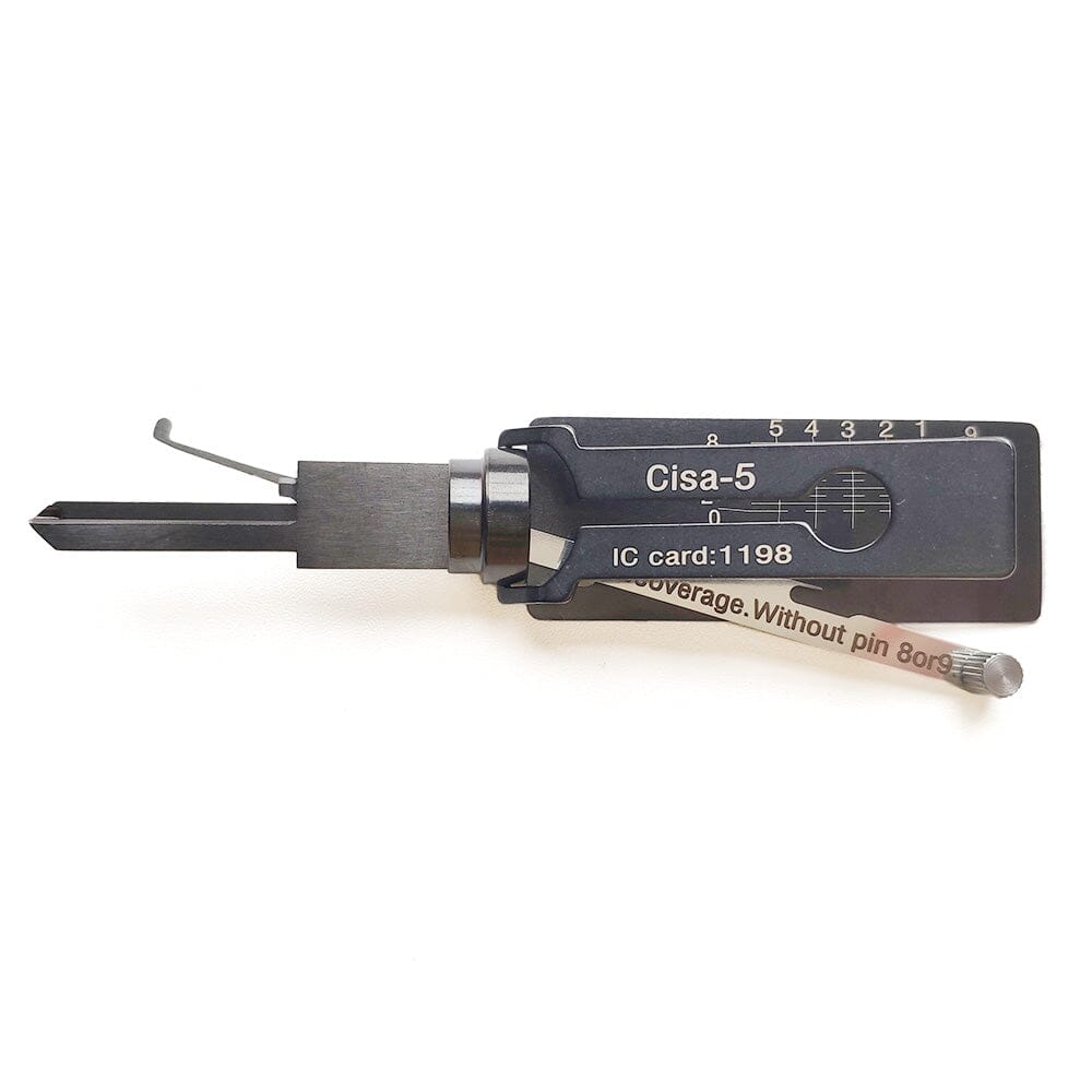 Lishi Style AKK Cisa-5 2-in-1 Pick & Decoder for CISA 5-Pin Locks – Lockpickable