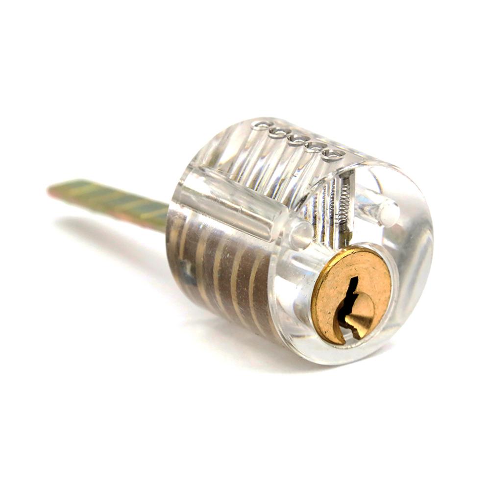 Clear 5 Pin Rim Cylinder Practice Lock – Lockpickable