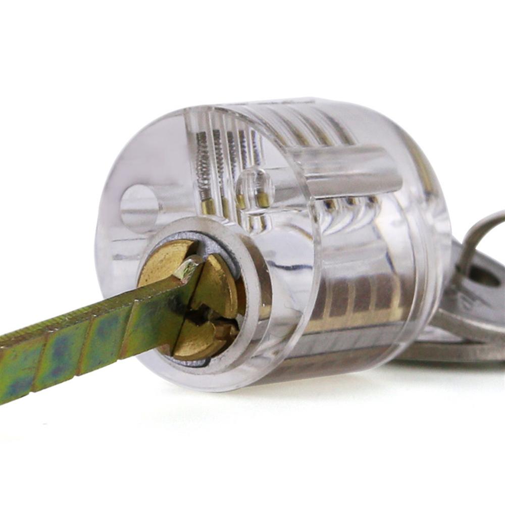 Clear 5 Pin Rim Cylinder Practice Lock – Lockpickable