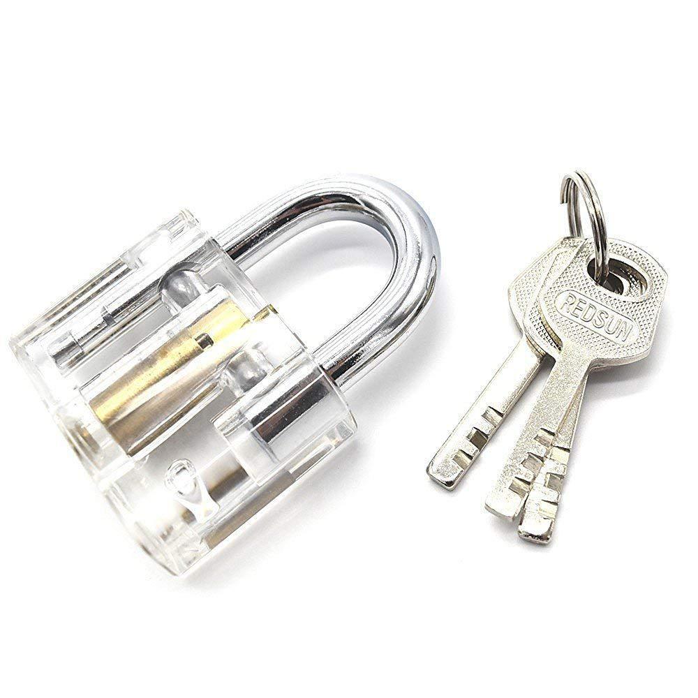 Clear Transparent Practice Locks - 5 Pack – Lockpickable
