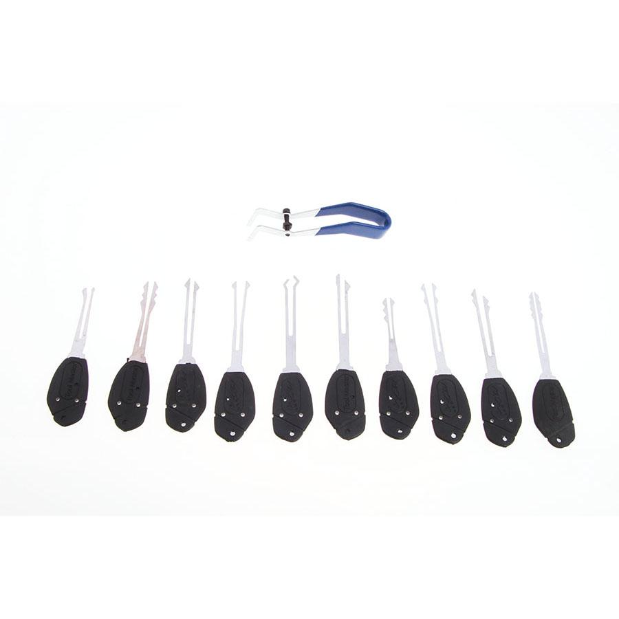 KLOM 15 Piece Wafer Lock Rake Pick Set – Lockpickable