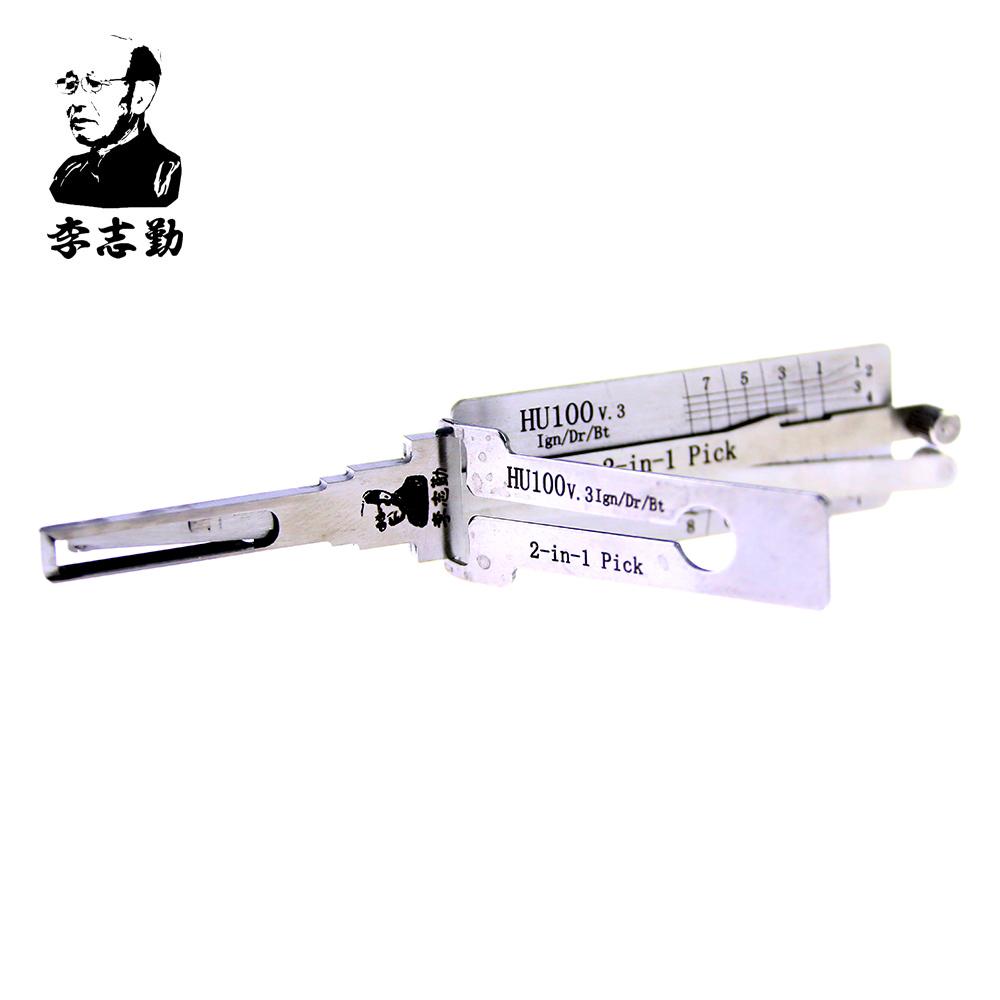 Mr. Li's Original Lishi HU100 2in1 Decoder and Pick for Buick, Cadilla ...