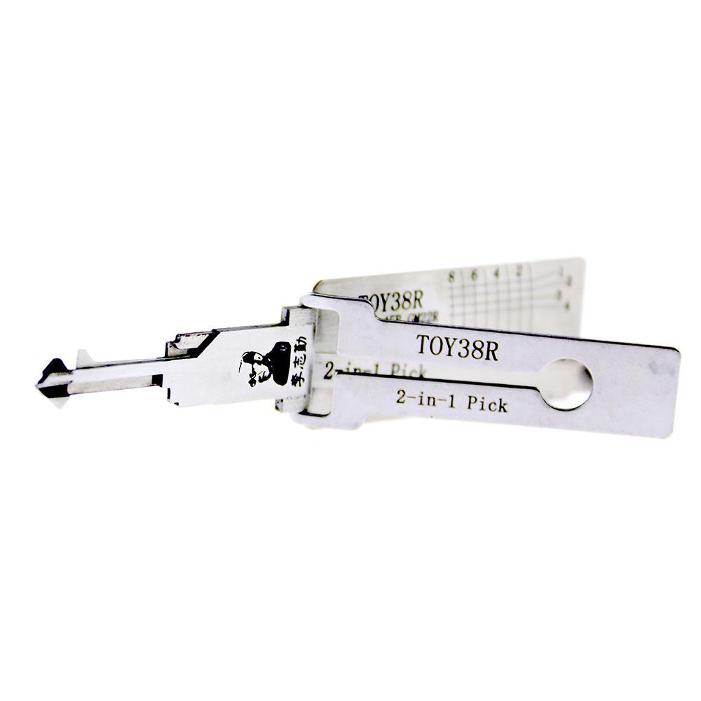 Mr. Li's Original Lishi TOY38R 2in1 Decoder and Pick for Toyota/Daihat ...
