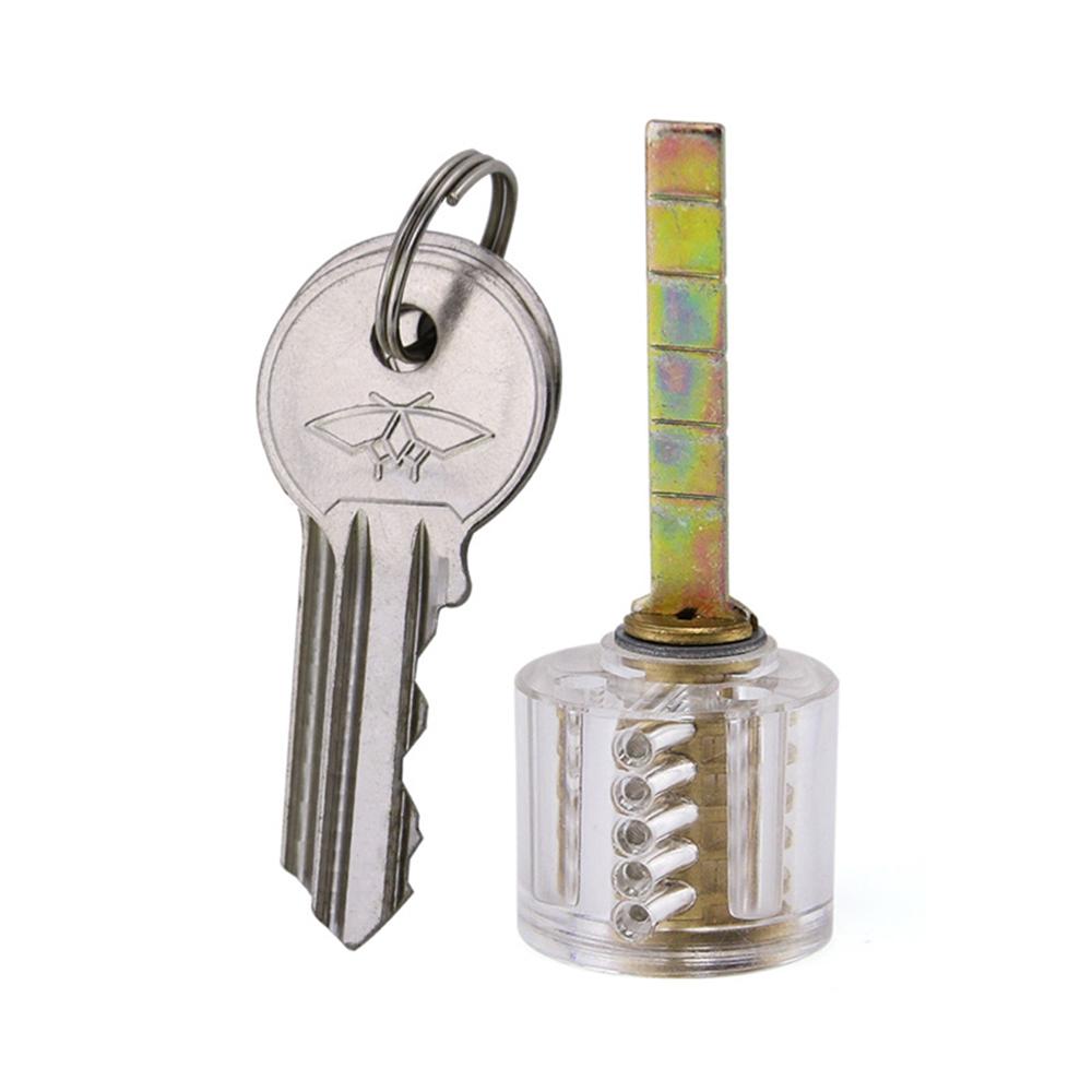 Clear 5 Pin Rim Cylinder Practice Lock – Lockpickable